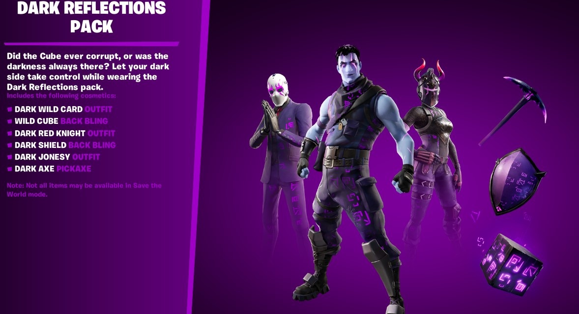Fortnite dark reflection pack